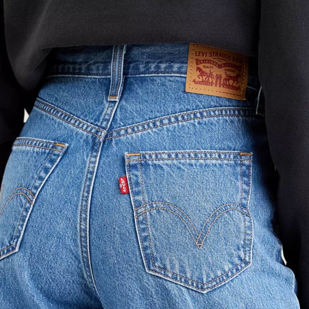 Levi's High Waisted Straight Jean - Gem